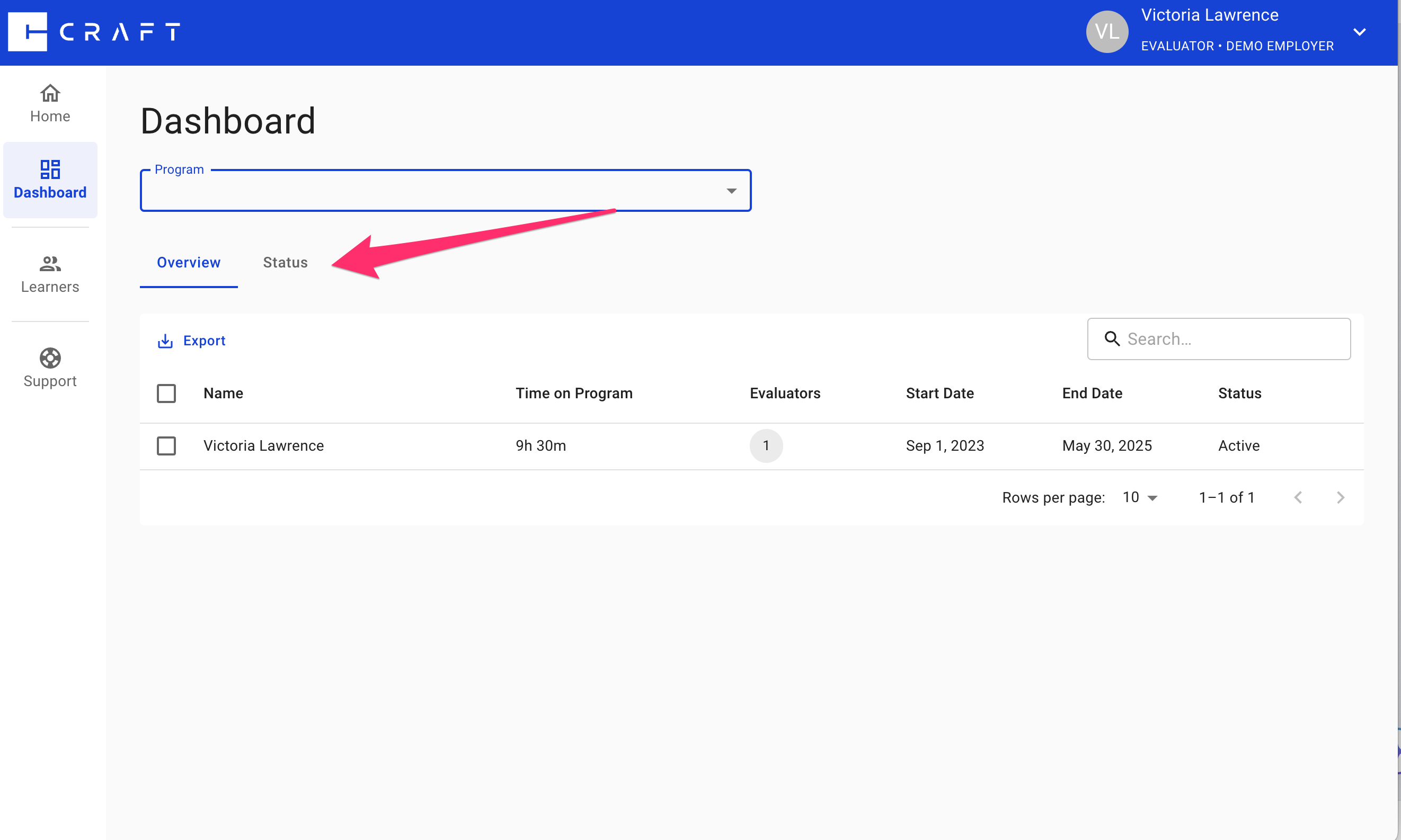 Evaluator Evaluator Reports Craft Education Help Center