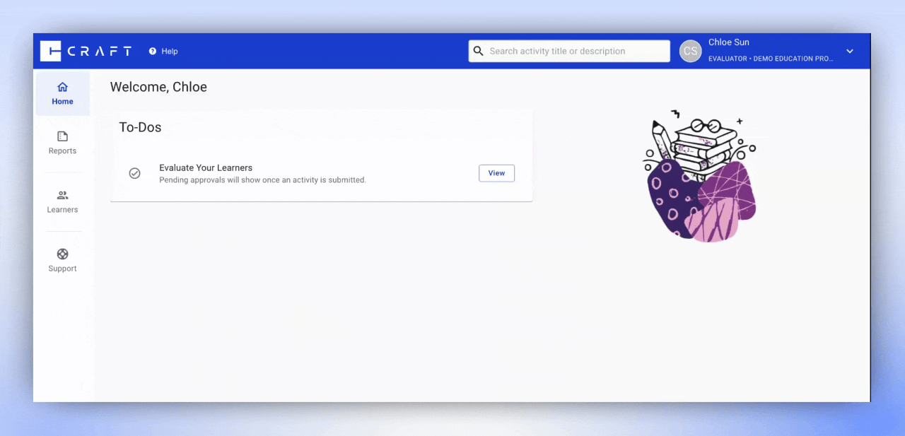 Evaluator: Getting Started with Craft Connect – Craft Education Help Center