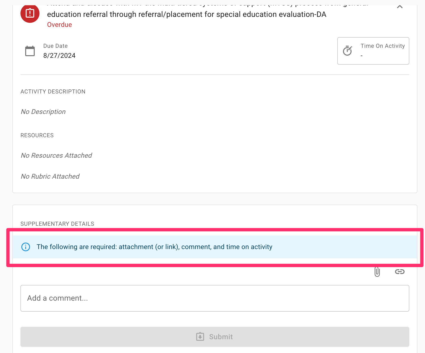 Setting Activity Requirements – Craft Education Help Center