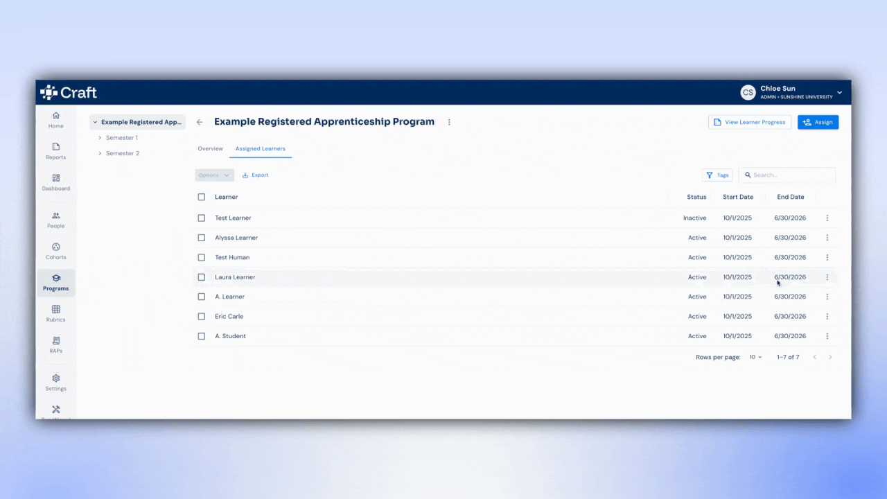 Admin: Evaluate Before Submission – Craft Education Help Center