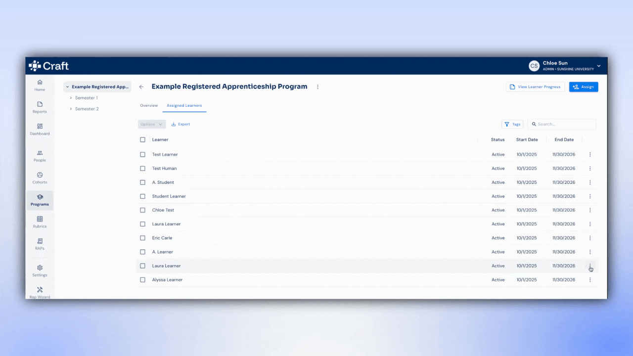 Admin: Updating an Evaluation – Craft Education Help Center